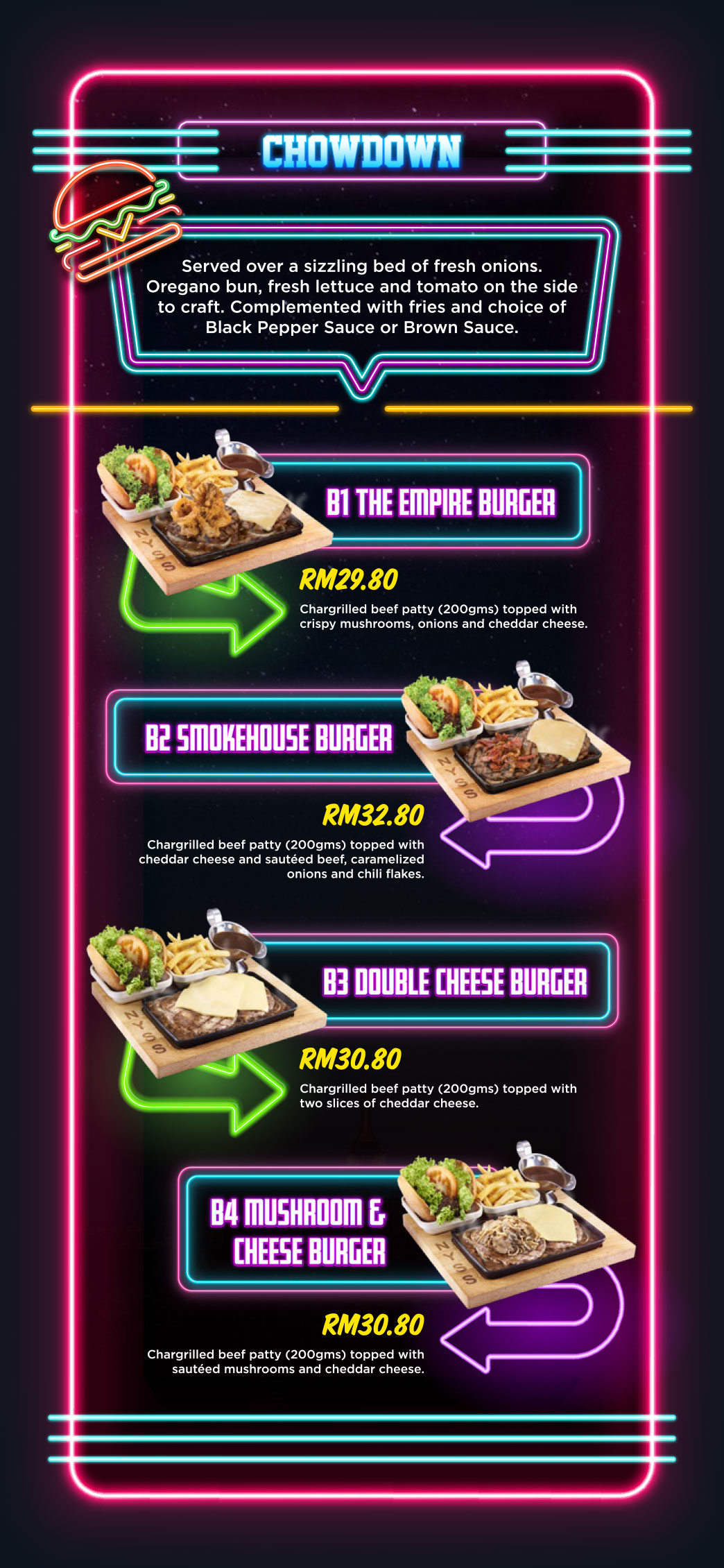 Menu : NY Steak Shack ~ Steak, Burgers & Shakes