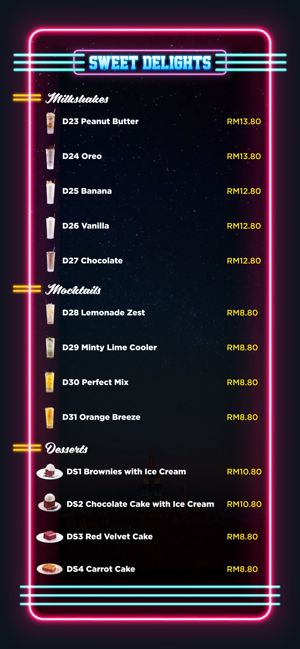 Menu : NY Steak Shack ~ Steak, Burgers & Shakes