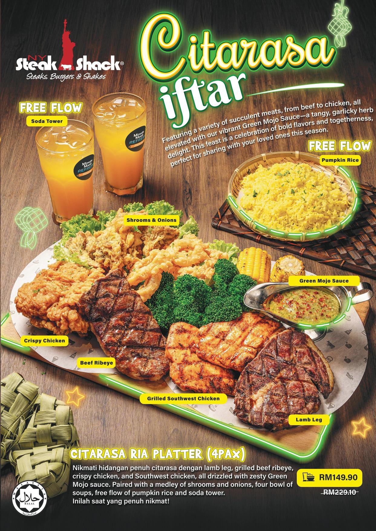 Promotions : NY Steak Shack ~ Steak, Burgers & Shakes